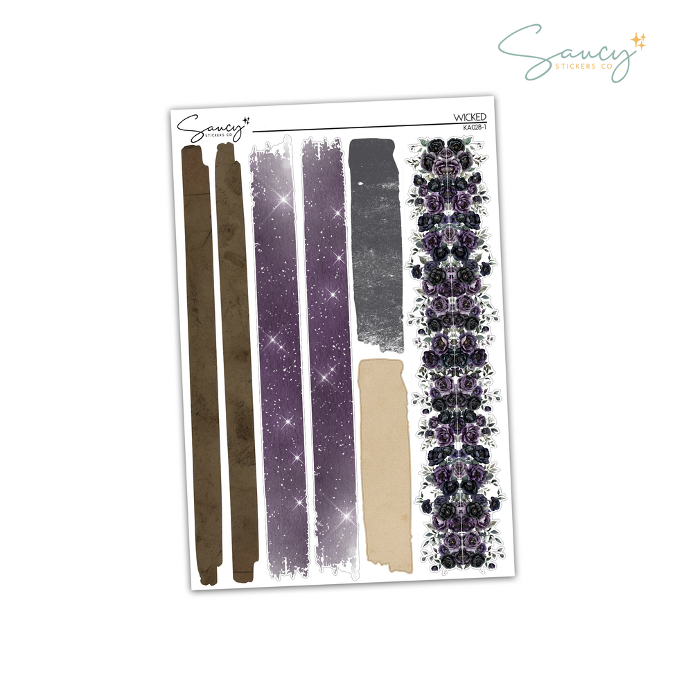 Wicked | Swatches & Borders – Saucy Stickers Co